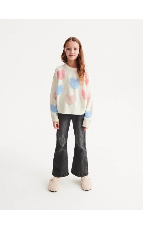 Cardigan with hearts, RESERVED, 2940S-01X