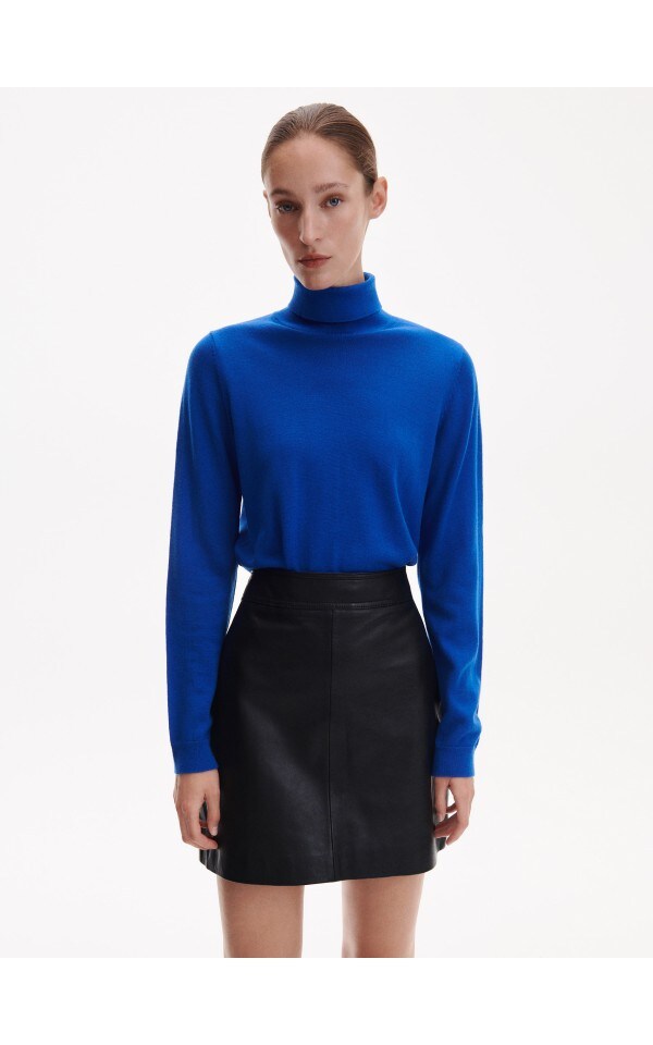 PREMIUM classic design merino wool turtleneck, RESERVED, 0526R-47X